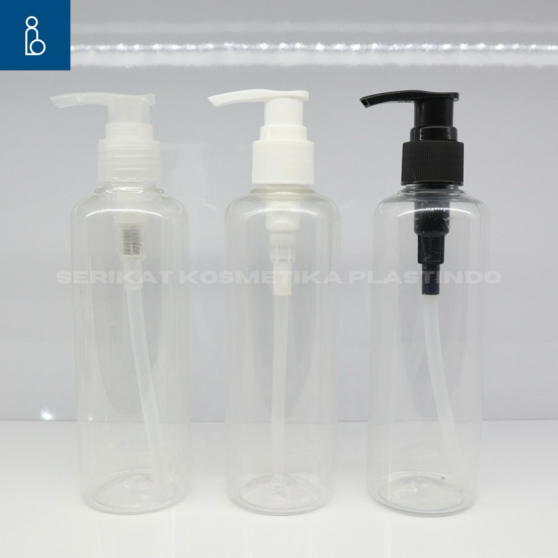 Jual BOTOL PUMP 250ML BENING CLEAR TUTUP PUMP PUTIH | Shopee Indonesia