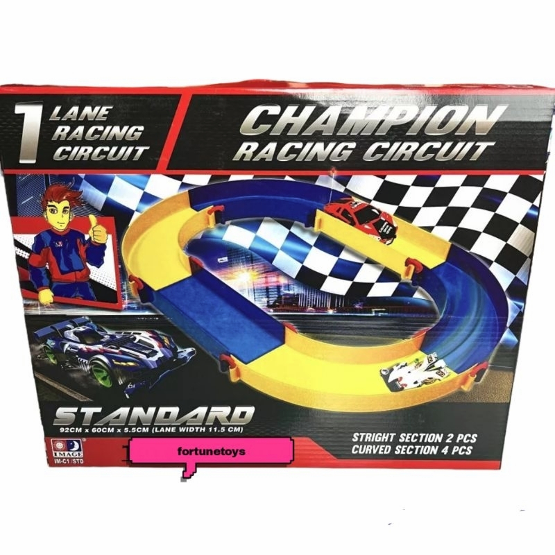 Jual Track Sirkuit Tamiya Racing Mini 4WD Standard 1 Jalur - Champion Race 1 Lane Jalur Tamiya 1 ...