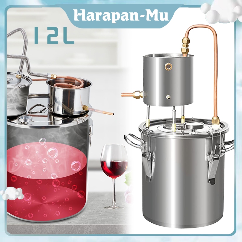 Jual 12L Alat Penyulingan Destilasi Atau Distillation Stainless Alat ...