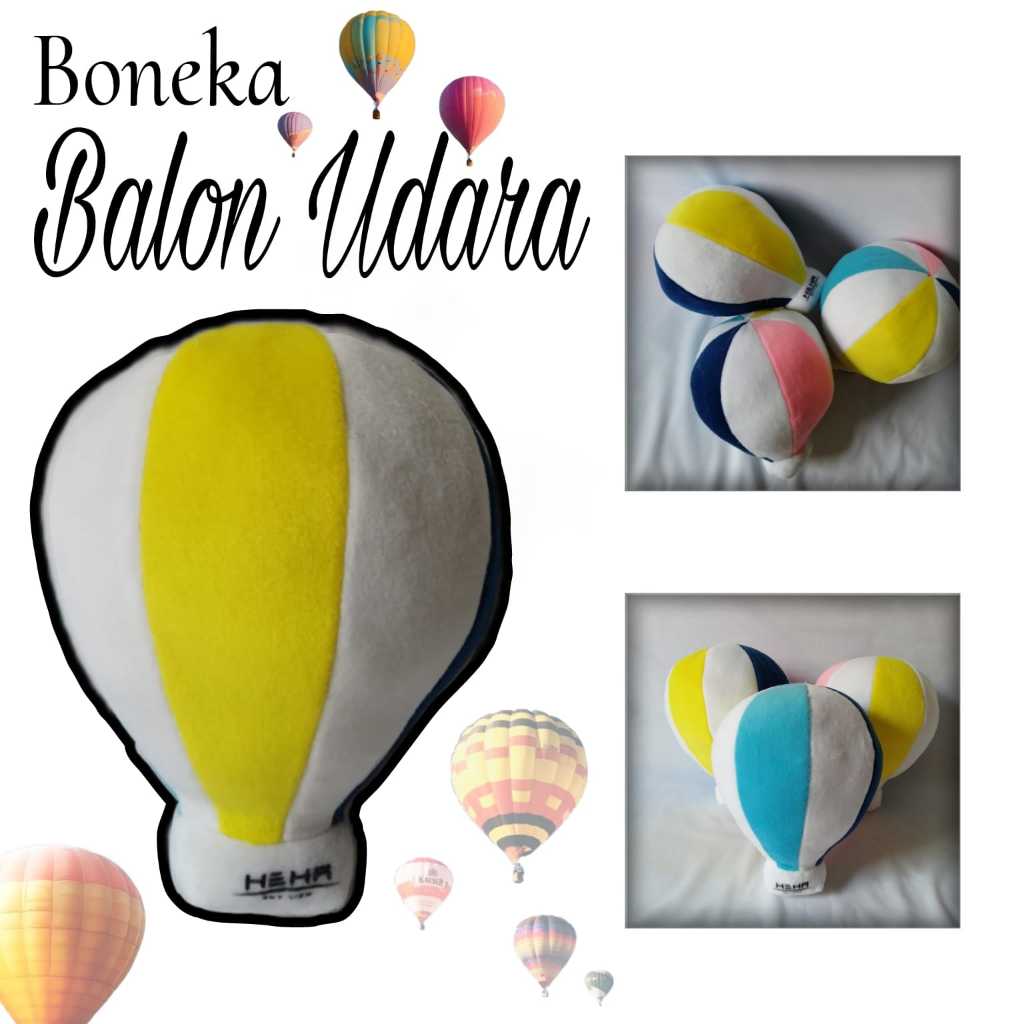 Jual Souvenir Boneka Balon Udara HEHA Request Nama / Balon Udara Hiasan ...