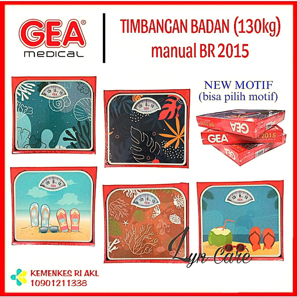 Jual LynCare Timbangan Badan Manual (Analog) GEA BR 2015 / Timbangan ...