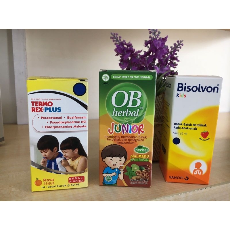 Jual Termorex Plus-OB Herbal-Bisolvon l Sirup Obat Batuk&Flu Anak ...