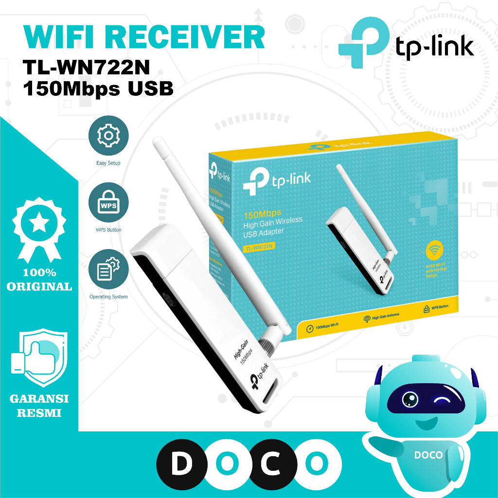 Jual TP-LINK Wifi Receiver TL-WN722N TL-WN725N USB Adapter Archer T2U ...