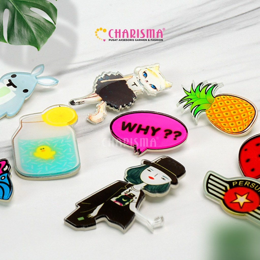 Jual Charisma Bros Pin Aklirik - Untuk Pakaian Aksesoris Fashion / Tas ...