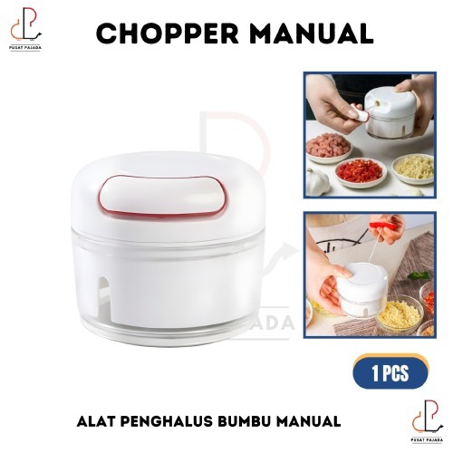 Jual Blender Manual Mini Chopper Tarik Tangan Penggiling Penghalus ...