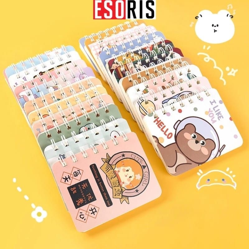 Jual (ES) ED86 Notebook Mini A7 Buku Kecil Catatan Scrapbook Mini Buku ...