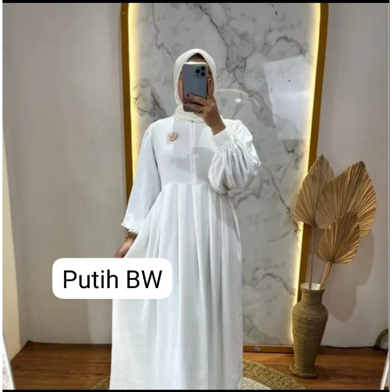 Jual Gamis Shafa Cringkle Airflow - Gamis Polos - Busui - Tali Belakang ... Jual Gamis Shafa Cringkle Airflow - Gamis Polos - Busui - Tali Belakang ...