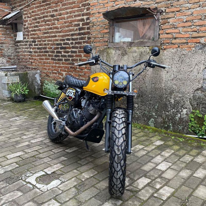 Jual Stang Kawasaki W175 / Handllebar Universal Classic British ...