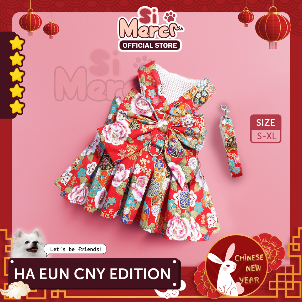 Jual Ha-Eun Harness CNY Edition | Baju Cheongsam Harness Tali Premium ...
