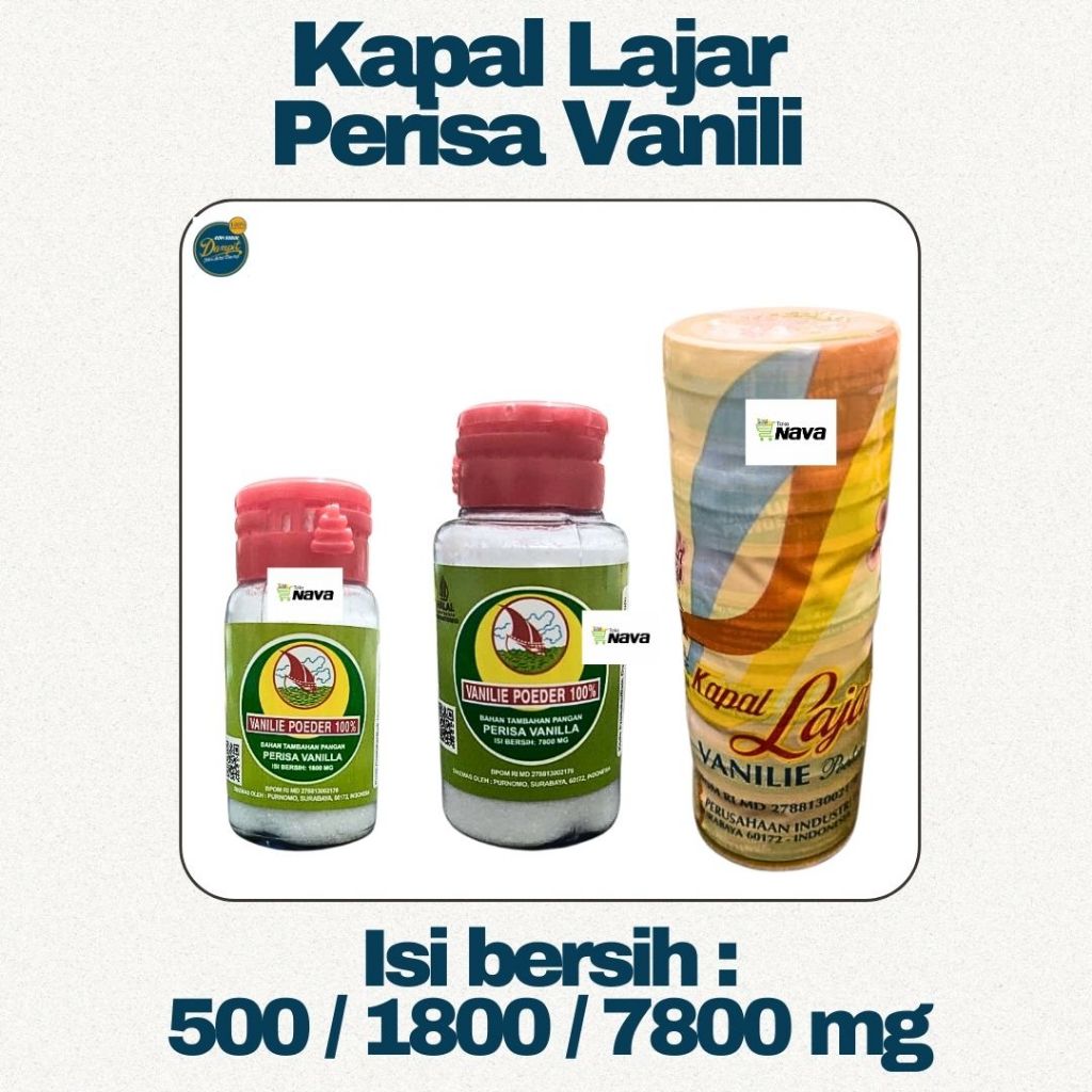 Jual Vanili Bubuk Kapal Lajar / Perisa Vanili Kapal Layar / Vanili ...