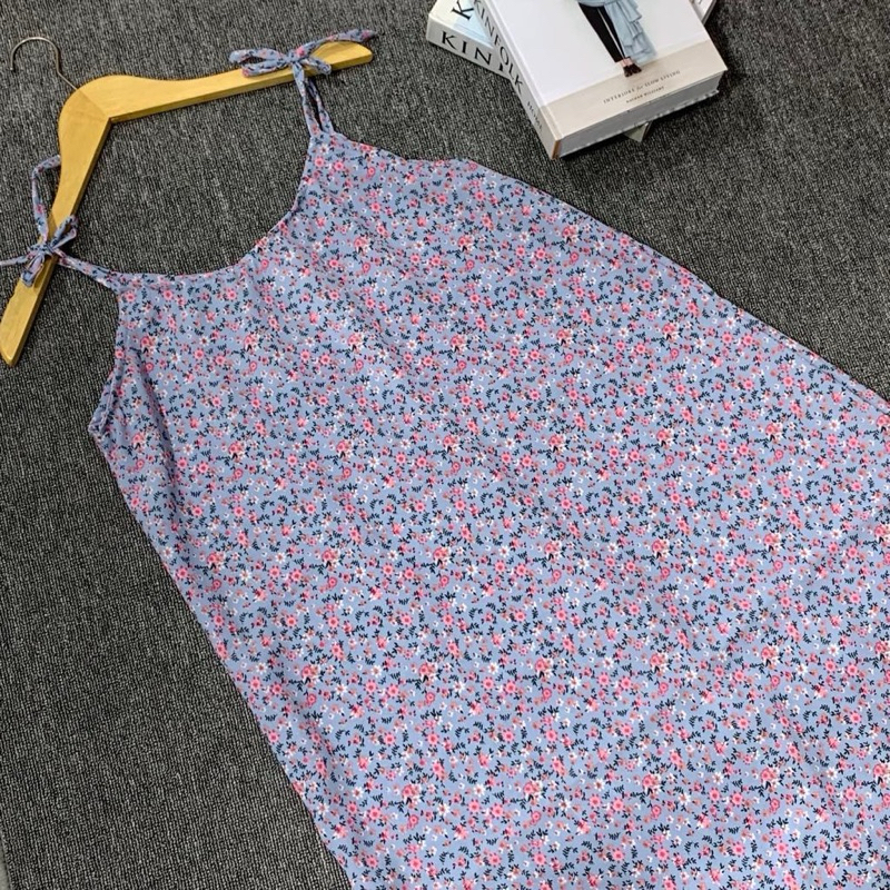 Jual HIMARI MIDI DRESS | DRESS MIDI KOREA | overall motif bunga floral ...