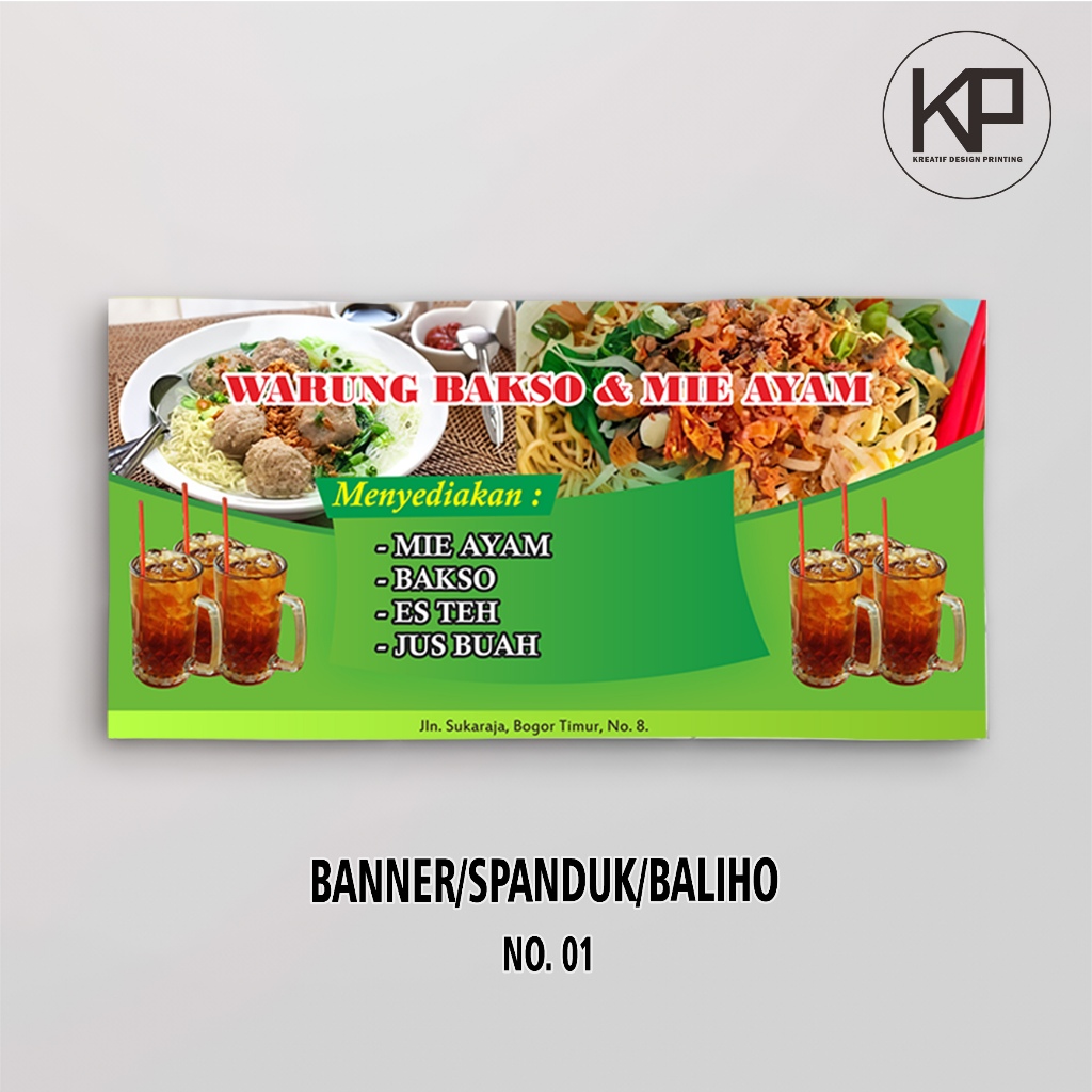 Jual Cetak Banner | Spanduk | Baliho | Bakso | Mie Ayam | Custom Design ...