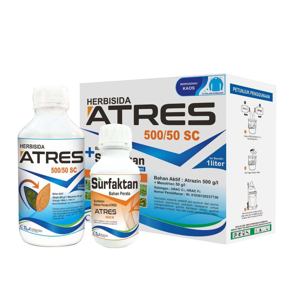 Jual Racun Rumput Jagung ATRES 500/50SC 500ml Herbisida Selektif Jagung ...