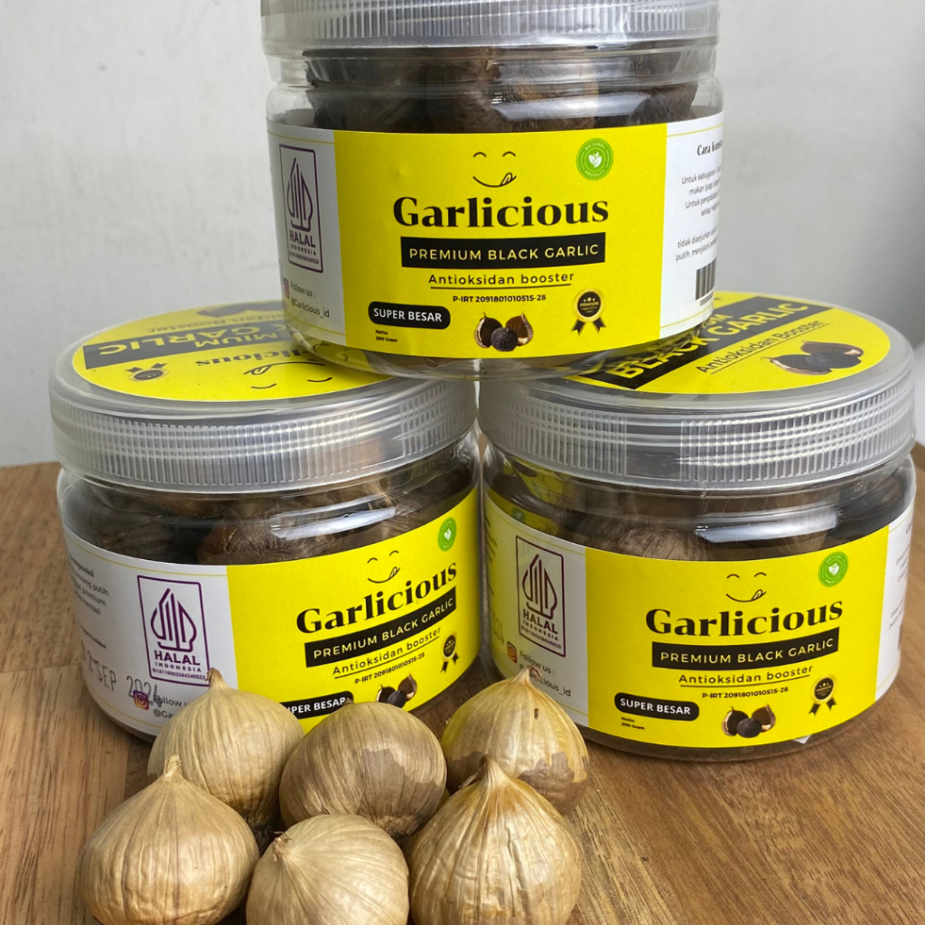 Jual Black Garlic Bawang Hitam Tunggal SUPER BESAR 600 Gram |BAWANG ...