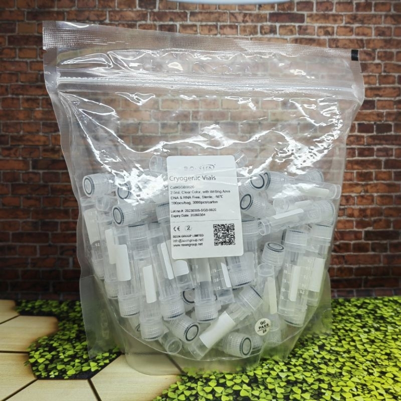 Jual TABUNG CRYOGENIC VIALS 2 ML FREE DNA & RNA STERIL | CYRO TUBE ISI ...