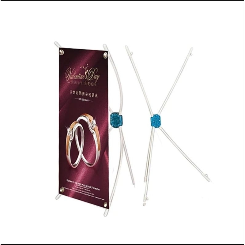 Jual Stand X Banner Mini Kecil Meja A3 A4 | Shopee Indonesia