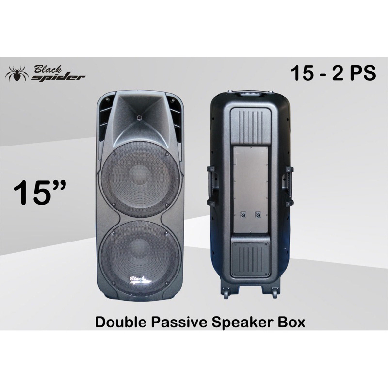 Jual BLACK SPIDER SPEAKER PASIF 15 inch x2 BLACKSPIDER SPEAKER PASSIVE ...