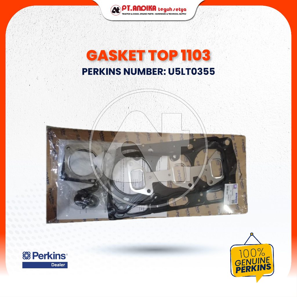 Jual PERKINS U5LT0355 GASKET TOP 1103 - 100% GENUINE PERKINS | Shopee ...