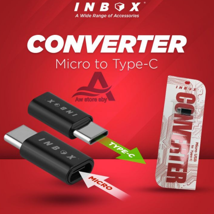 Jual Sambungan Charger/data Converter Micro to type c/Micro to i-Phone ...