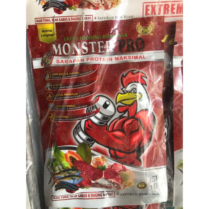 Jual MONSTER PRO JAMU AYAM SASANA NGAPAK SARAPAN PROTEIN HERBAL OBAT ...