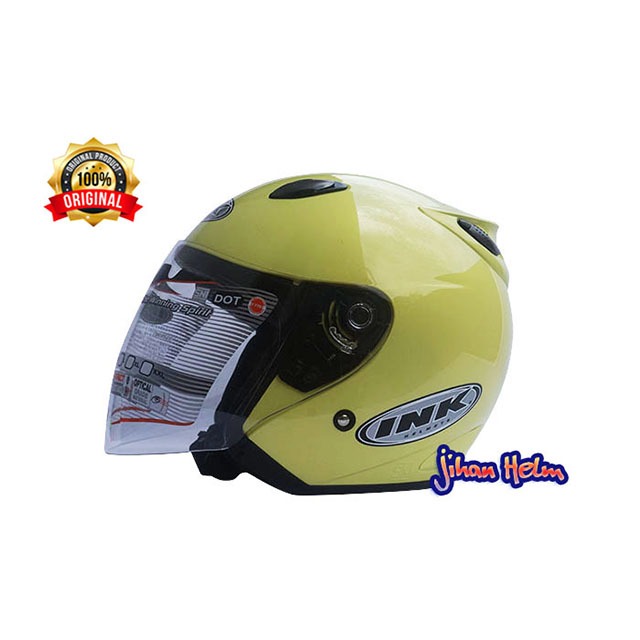 Jual HELM INK / HELM INK CENTRO JET ALL GREY ORIGINAL HALF FACE TERBARU ...