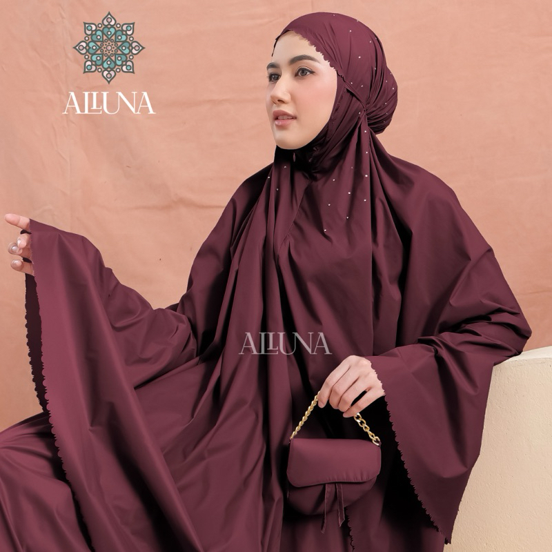 Jual ALLUNA - Mukena Mini Parasut Premium Korea Travel Dewasa Series ...