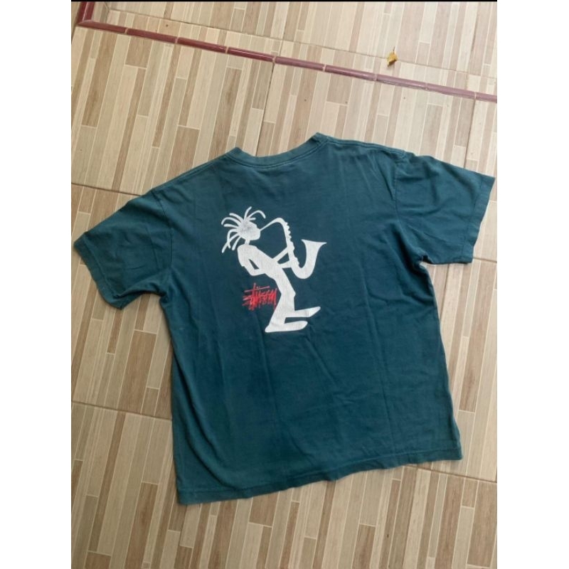Jual Vintage 90s STUSSY Stickman Trumpet | Shopee Indonesia