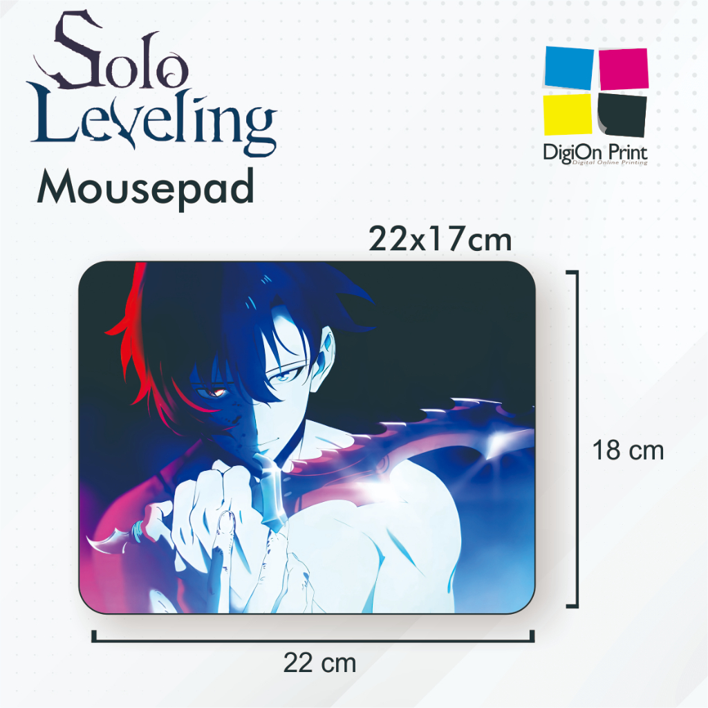 Jual mousepad anime solo leveling Sung Jin Woo murah berkwalitas full ...