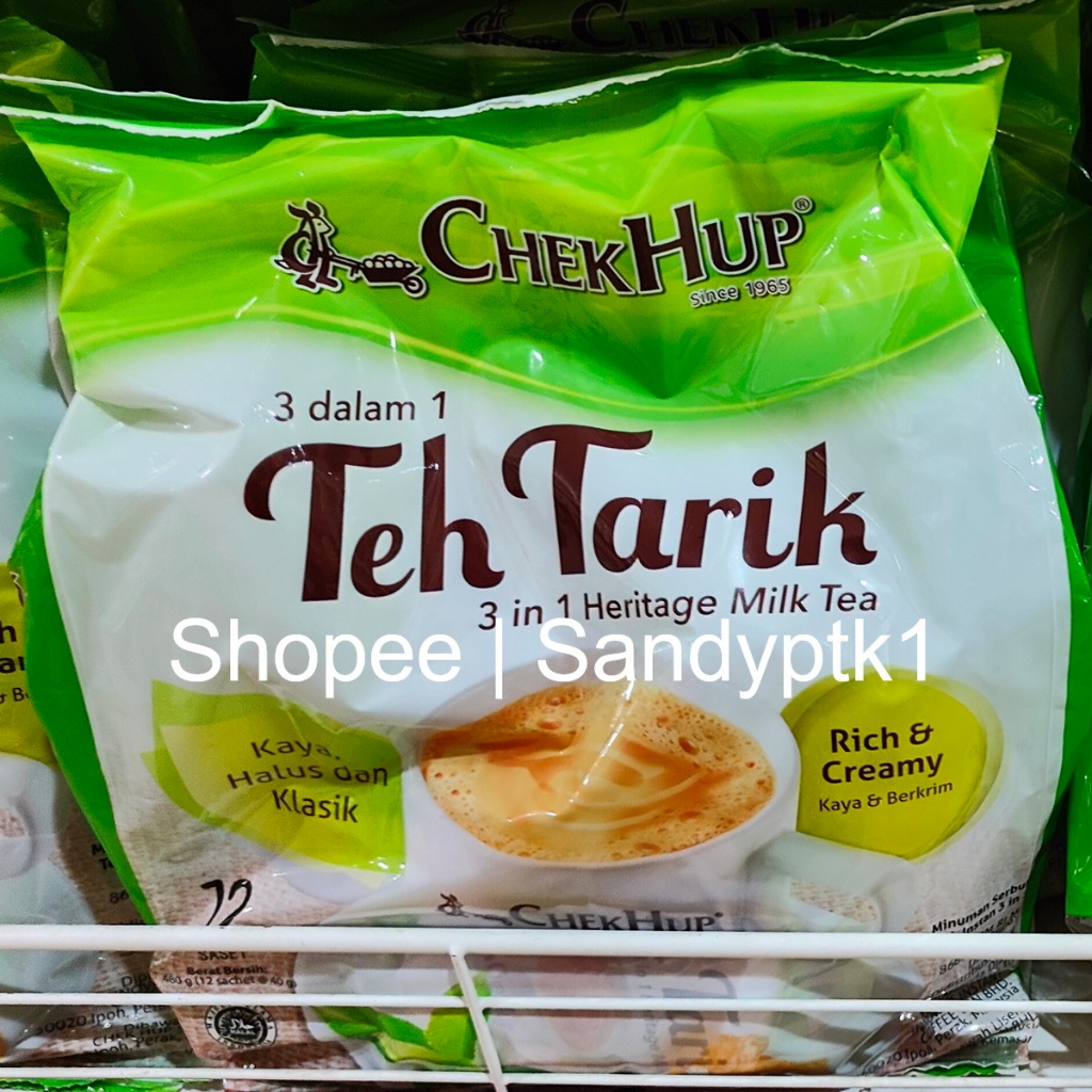 Jual Chek Hup Classic Teh Tarik Susu Classic 3 in 1 Heritage Milk Tea ...