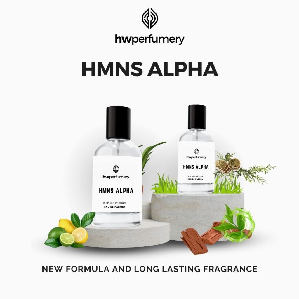 Jual Dupe HMNS ALPHA Parfum Unisex Aroma Segar Parfum Pria Wanita - HW ...