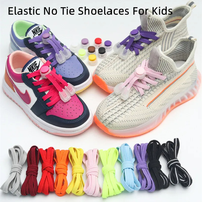 Jual Tali Sepatu Elastis Model Warna Shoe Laces Lock Laces No Tie ...