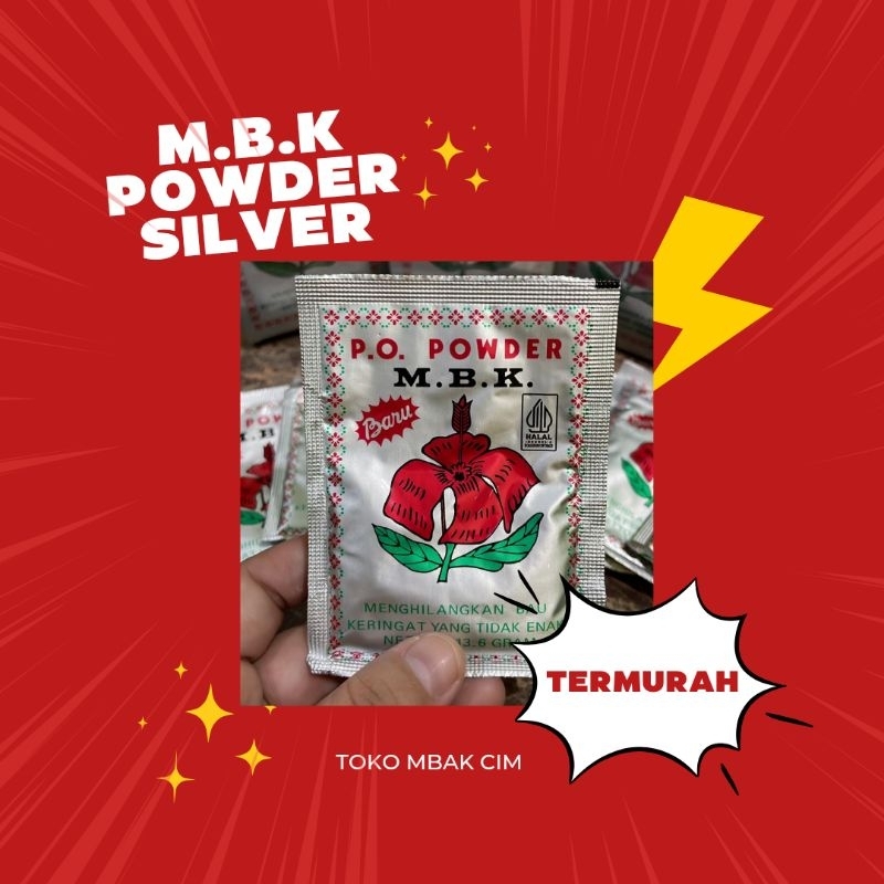 Jual MBK Powder Silver 1 box isi 12 sachet | Shopee Indonesia