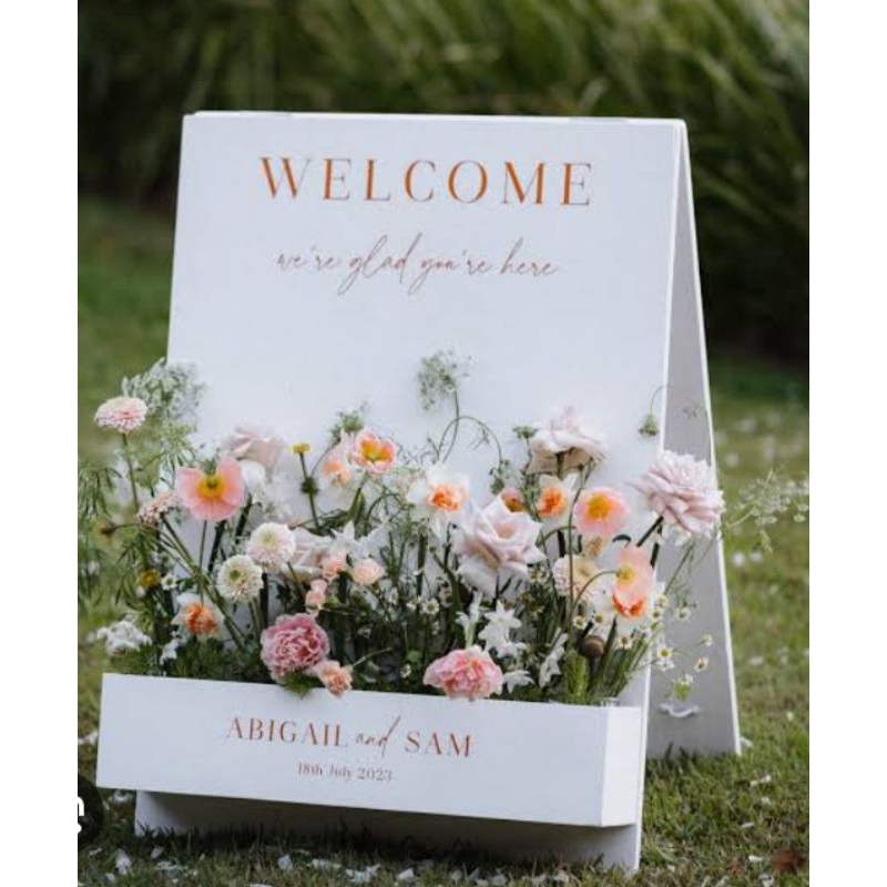 Jual flower box singane UK 60x90cm | Shopee Indonesia