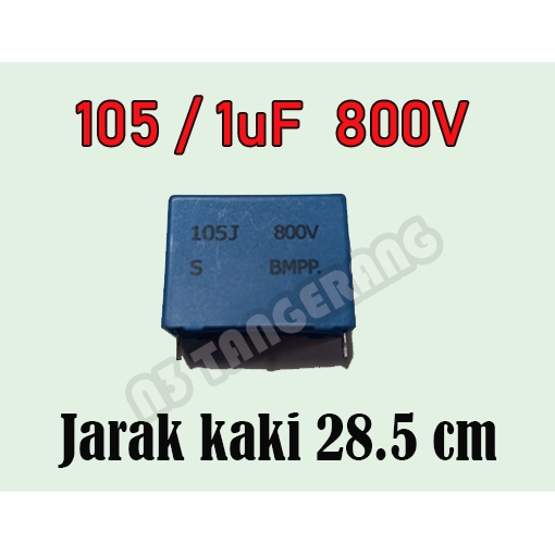 Jual Capacitor 105 1uF 800V | Shopee Indonesia