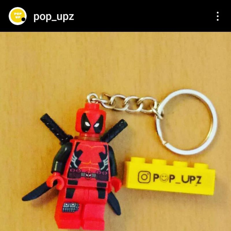 Jual deadpool keychain minifigure | Shopee Indonesia