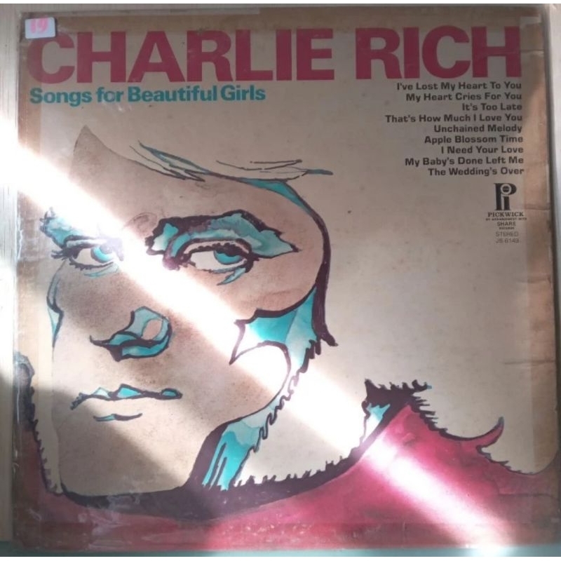 Jual Vinyl Piringan Hitam 12 inch Songs For Beautiful Girls - Charlie Rich | Shopee Indonesia