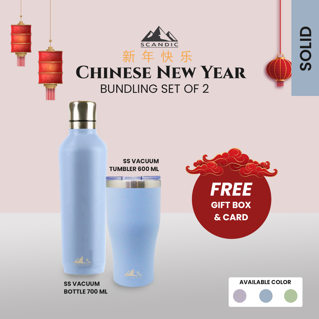 Jual SCANDIC I GIFT BOX 2 I VACUM TUMBLER 600ML & BOTTLE 700ML | Shopee ...