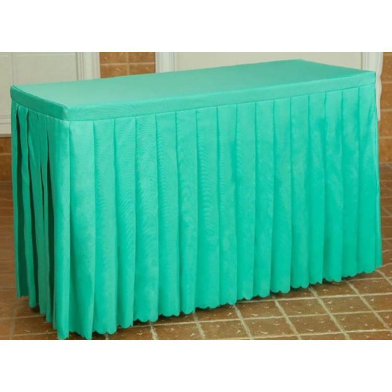 Jual cover meja uk 120 x 60 tinggi 75cm / siap pakai praktis BISA ...