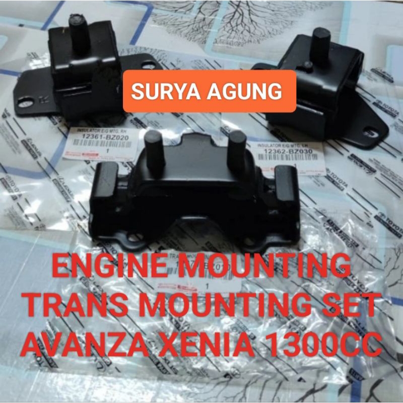 Jual ENGINE MOUNTING RH LH DAN TRANS MOUNTING SET/ DUDUKAN MESIN KANAN ...