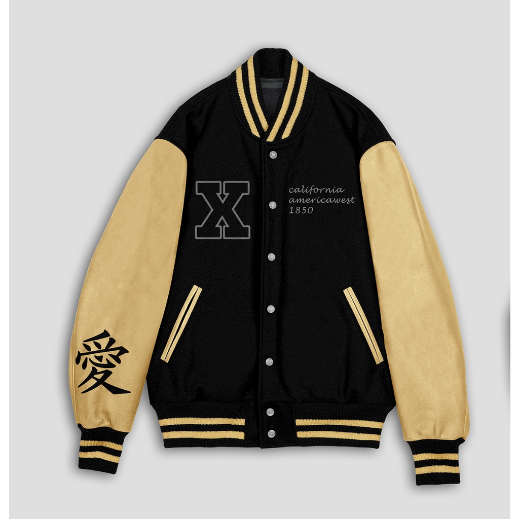 Jual Jaket Varsity Baseball CALIFORNIA Pria Wanita Bahan Fleece Tebal ...
