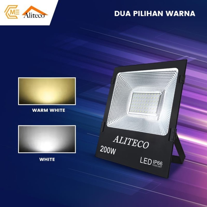 Jual LAMPU SOROT ALITECO LED 100"WATT/FLOOD LIGHT | Shopee Indonesia