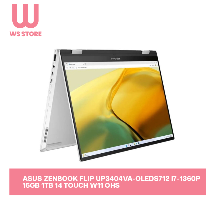 Jual Asus Zenbook Flip UP3404VA-OLEDS712 i7-1360P 16GB 1TB 14 Touch W11 ...