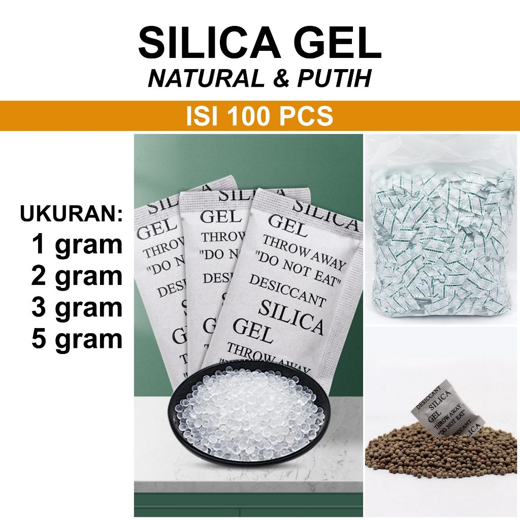 Jual aiGooTan - (ISI 100) SILICA GEL - Satuan Anti Lembab Food Grade ...