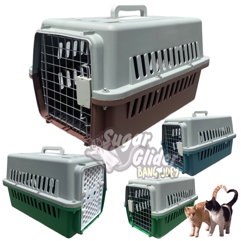 Jual PETCARGO KENNEL BOX KUCING PETKARGO ANJING P1 FREE TRAY PINTU BESI ...