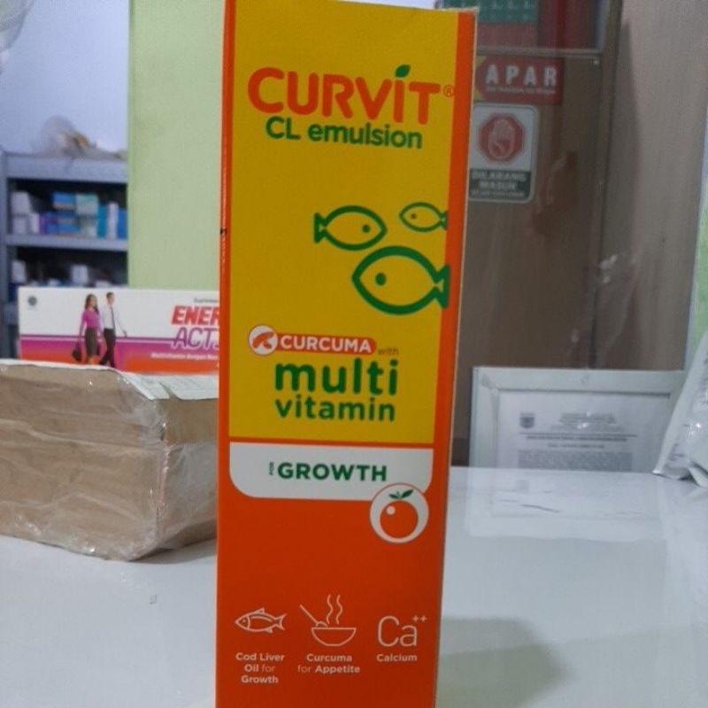 Jual curvit CL emultion multi vitamin growth 175ml. | Shopee Indonesia