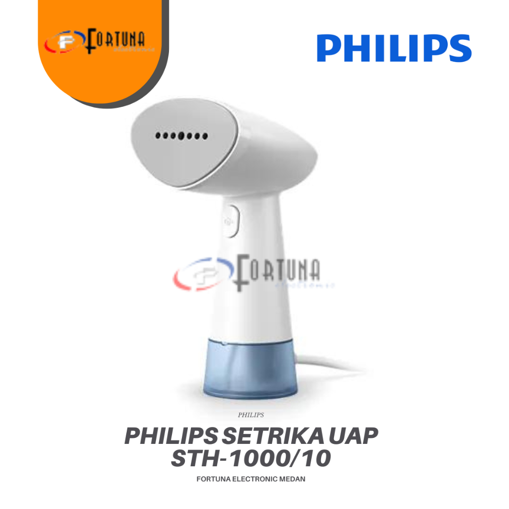 Jual PHILIPS SETRIKA UAP HANDHELD GARMENT STEAMER STH-1000/10 MEDAN ...