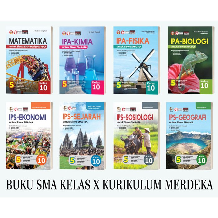 Jual Buku Matematika/Fisika/Kimia/Biologi/Sejarah/Informatika/Ekonomi/Geografi/Sosiologi SMA/MA ...