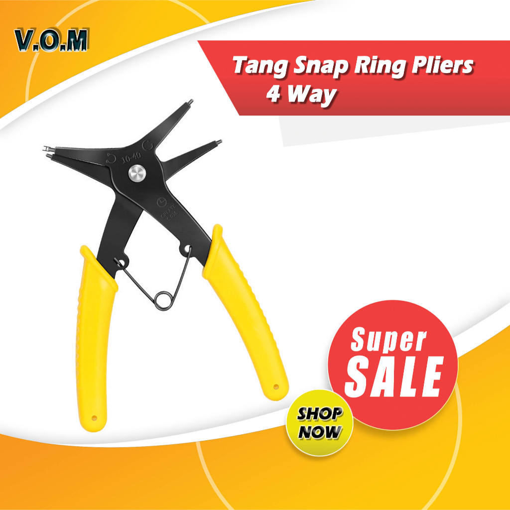 Jual Tang Snap Ring Pliers 4 Way Type Tang Circlip Buka Tutup 2 Fungsi ...