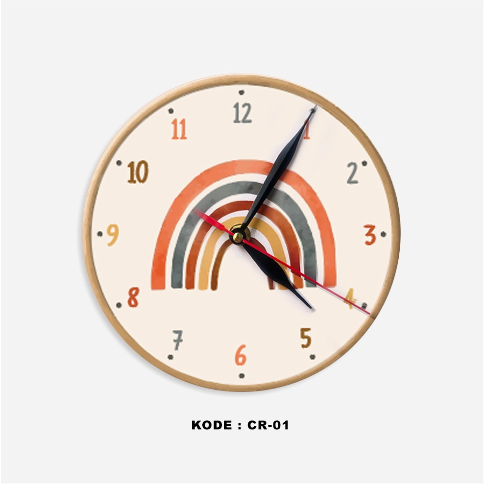 Jual Jam Dinding Kayu estetik Jam Lucu Minimalis Aesthetic Jam Dinding ...
