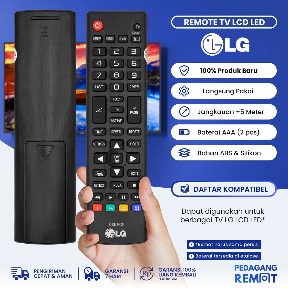 Jual Remot Remote TV LG LCD LED AKB73975733 AKB Series | Shopee Indonesia